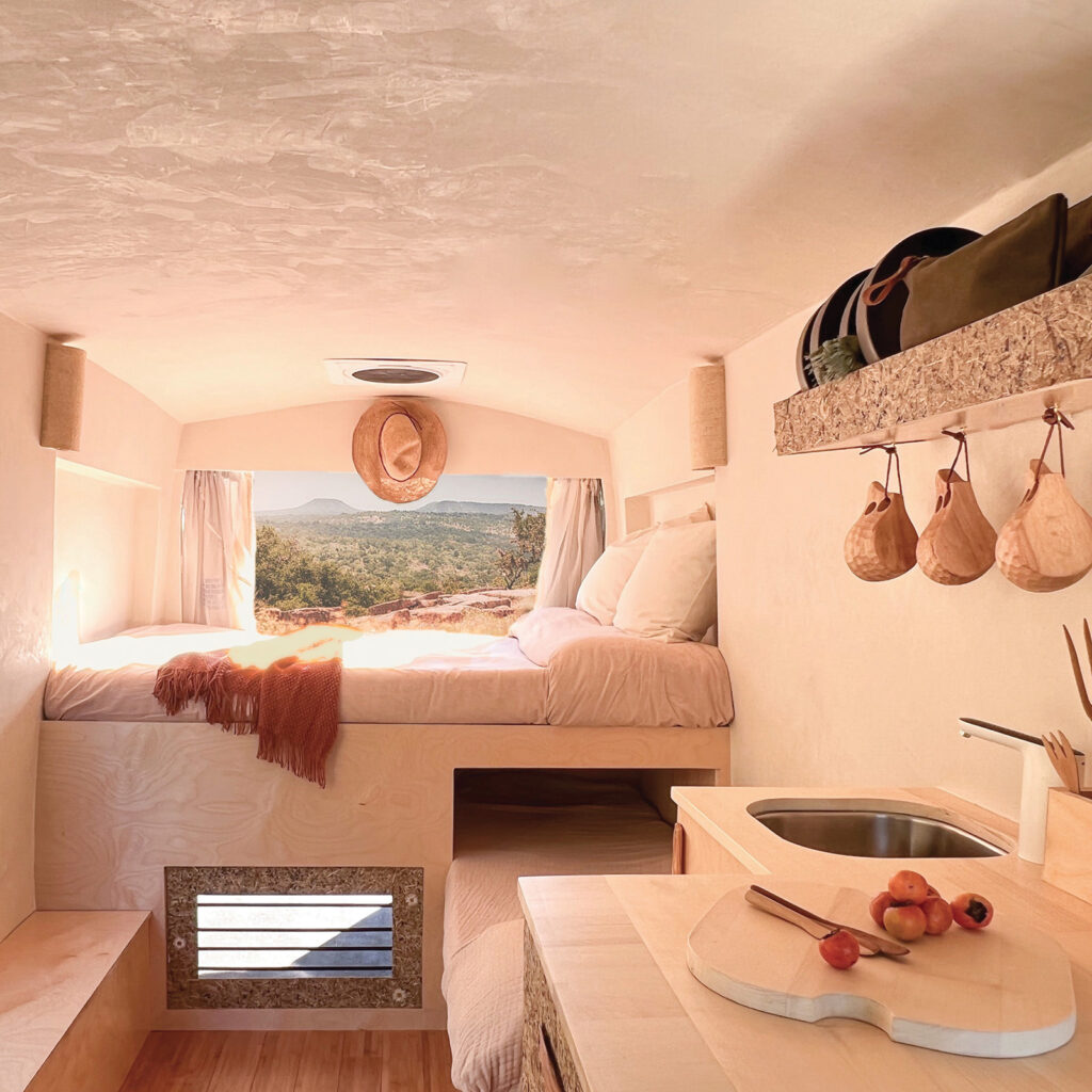 A Southwest-Inspired Van Conversion Goes Green - Austin Home
